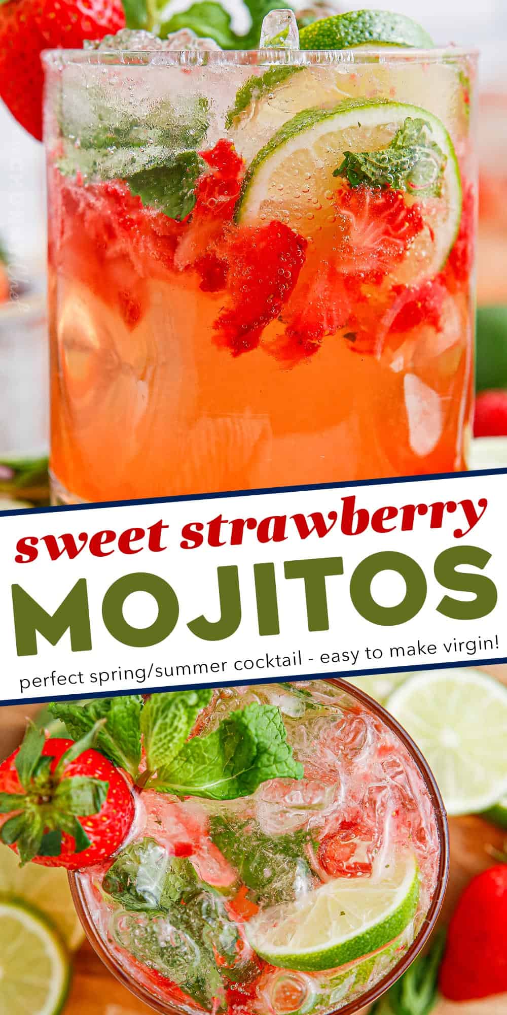 Strawberry Mojito Recipe - The Chunky Chef