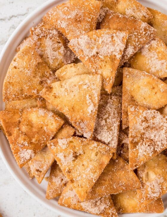 Easy Churro Chips - The Chunky Chef