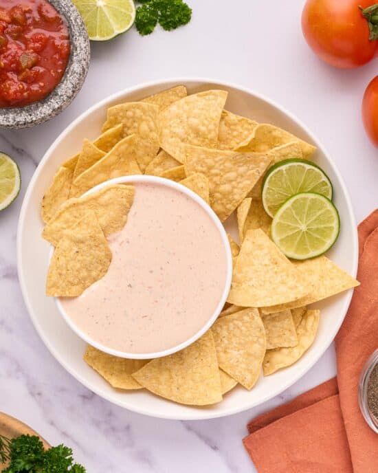 Creamy Salsa Ranch - The Chunky Chef