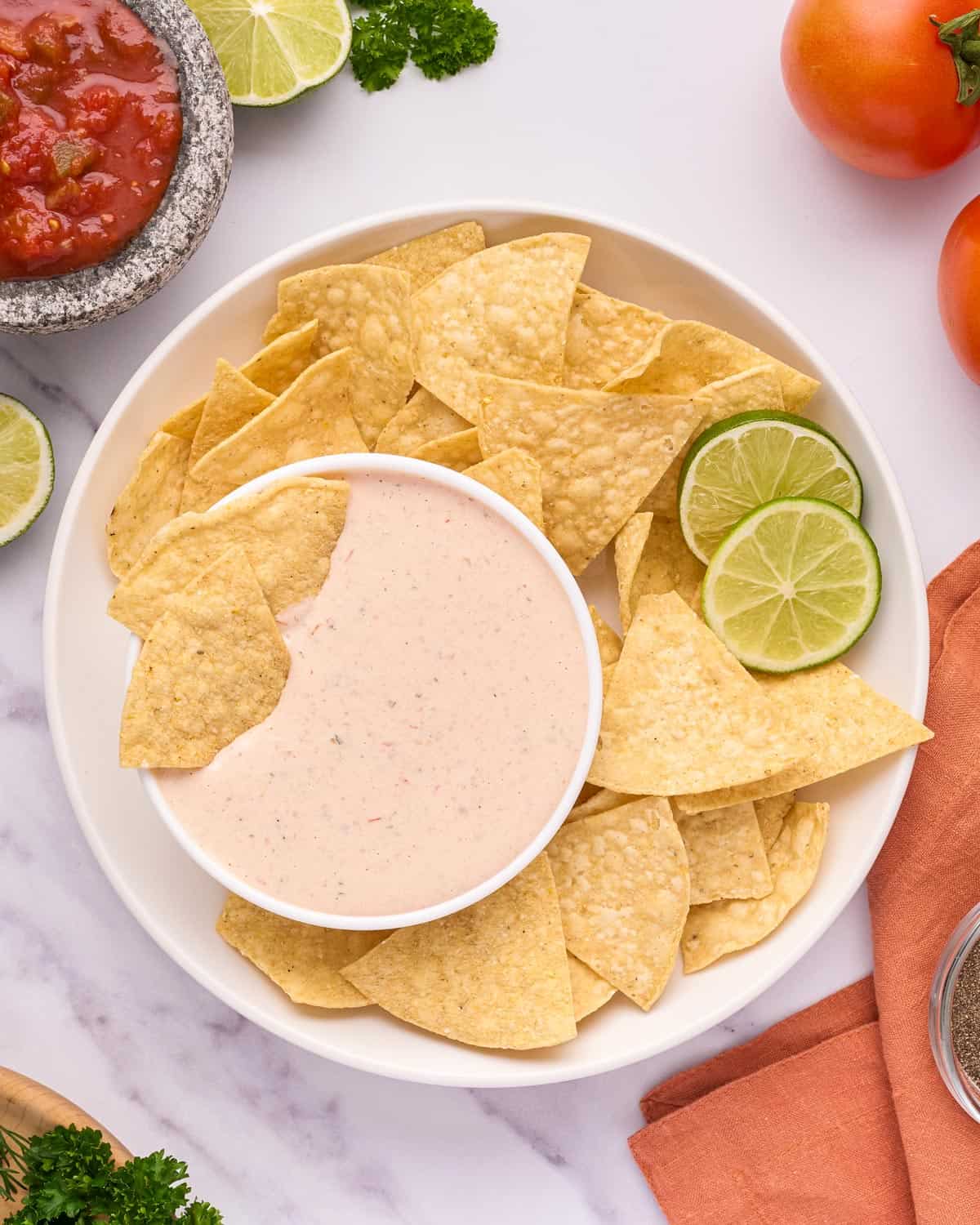 Creamy Salsa Ranch - The Chunky Chef