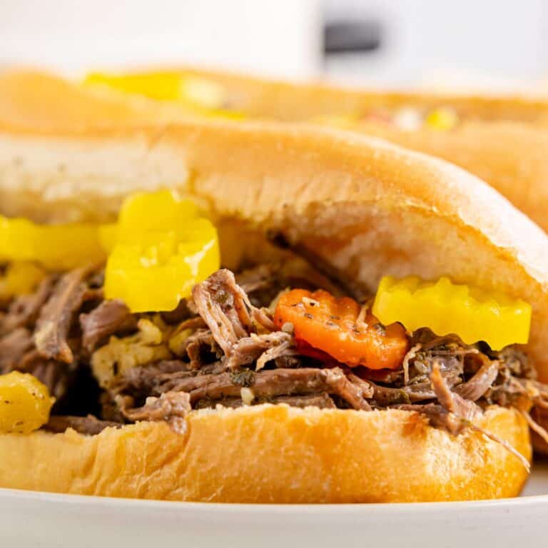 Slow Cooker Italian Beef - The Chunky Chef