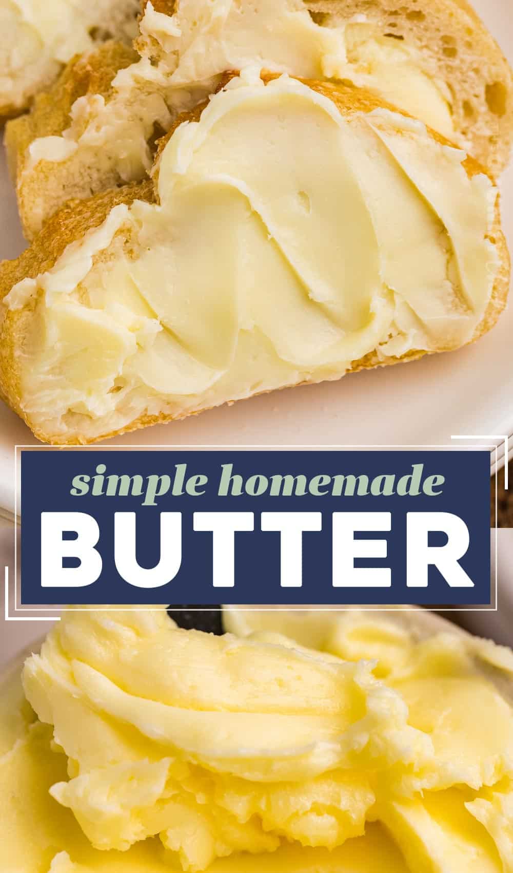 Homemade Butter - The Chunky Chef