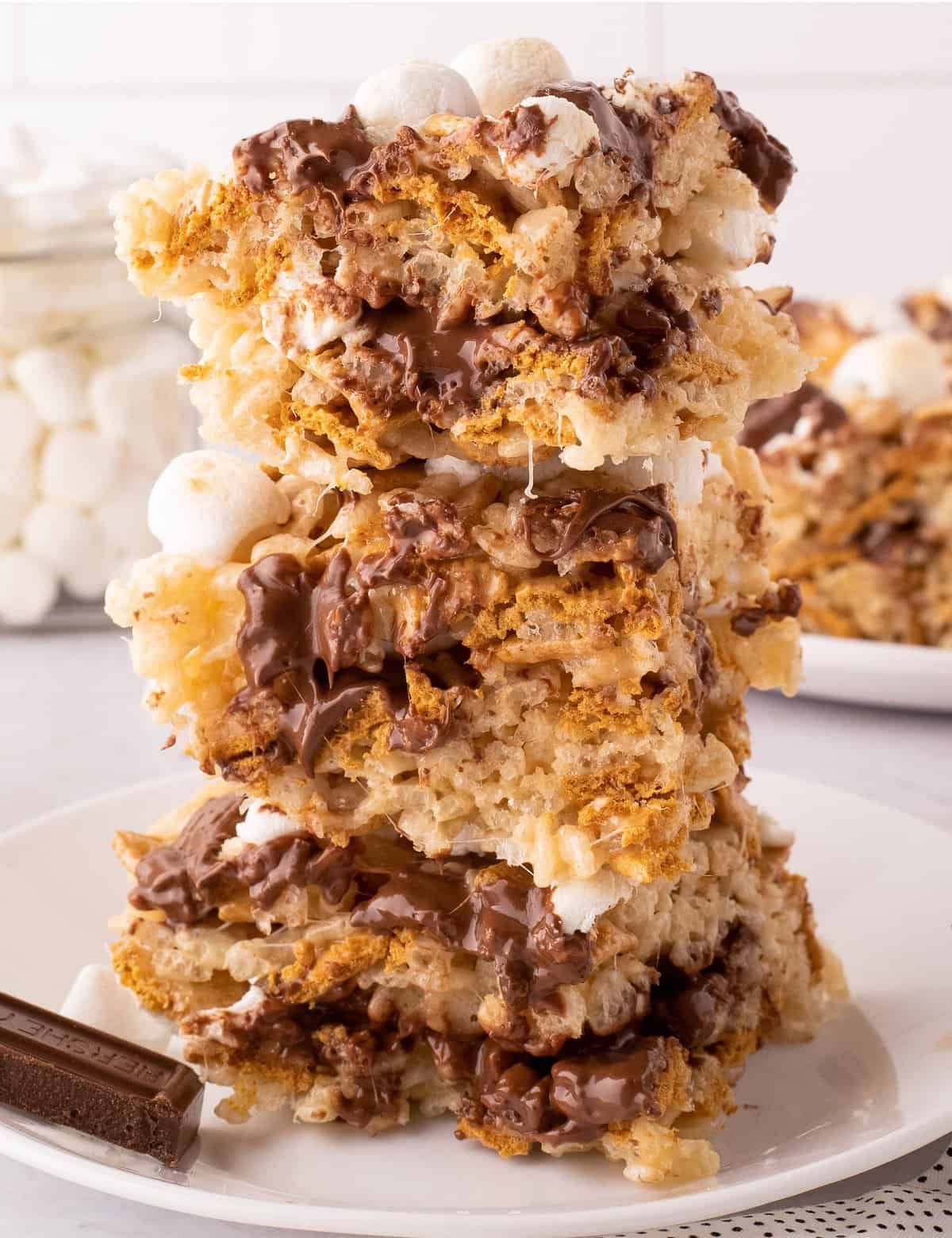 Rice Krispie Bars With Pudding