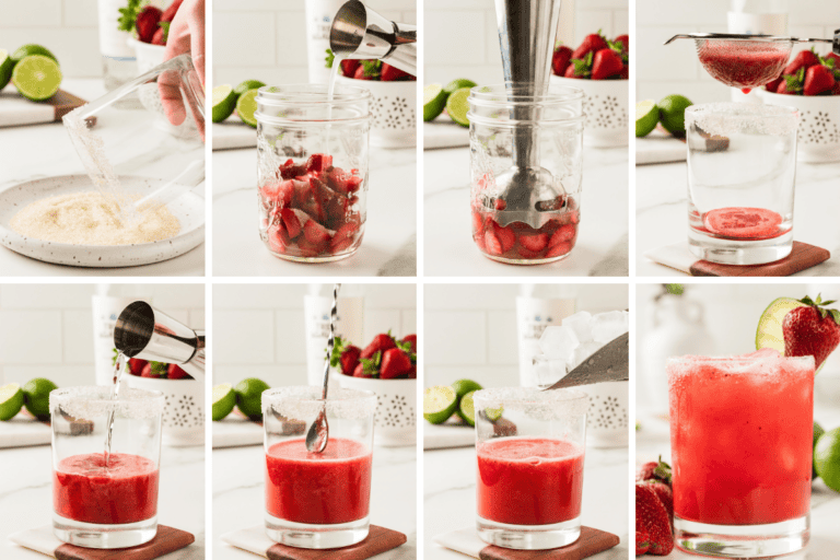Strawberry Margaritas - The Chunky Chef