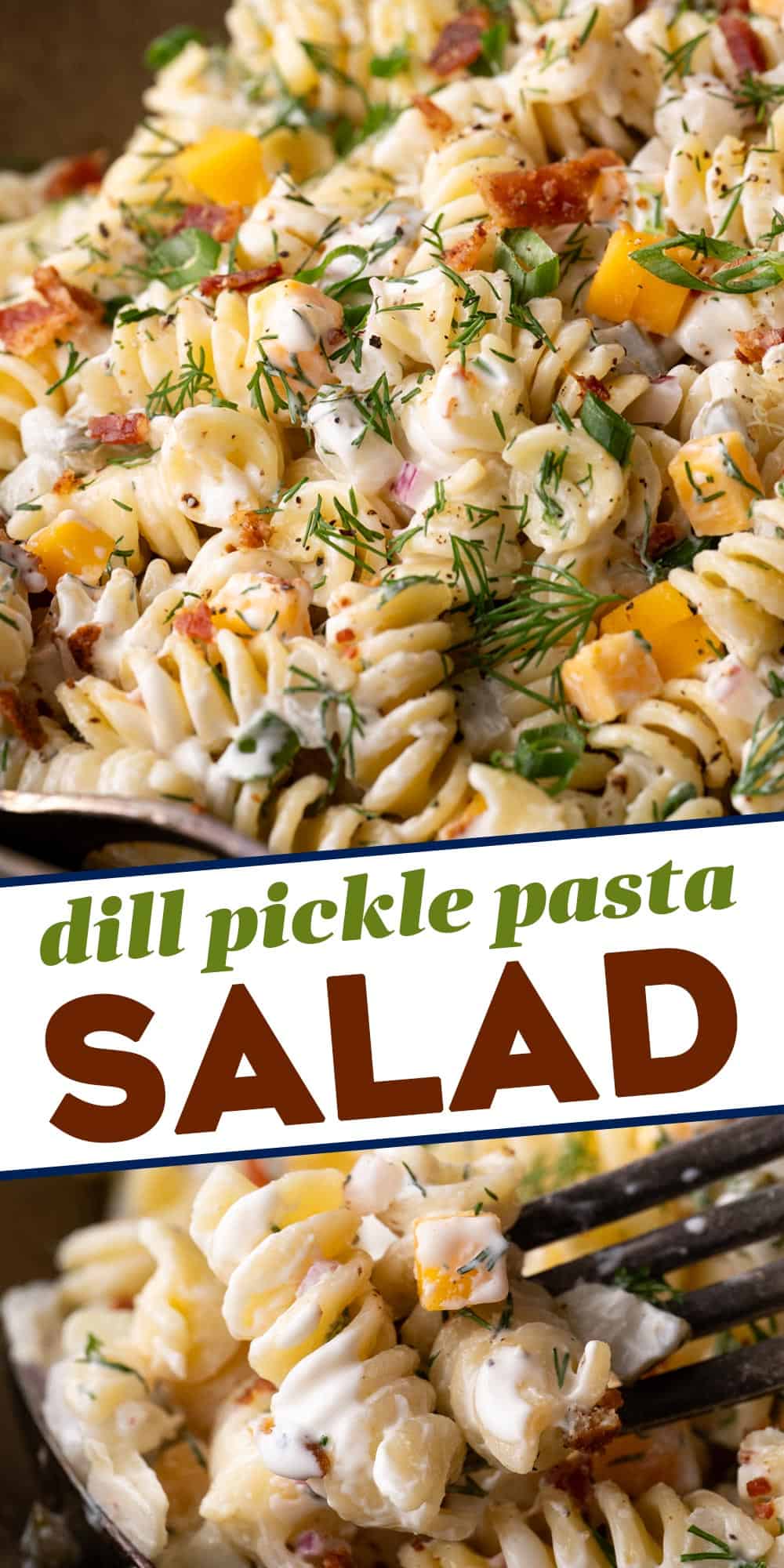 Dill Pickle Pasta Salad - The Chunky Chef